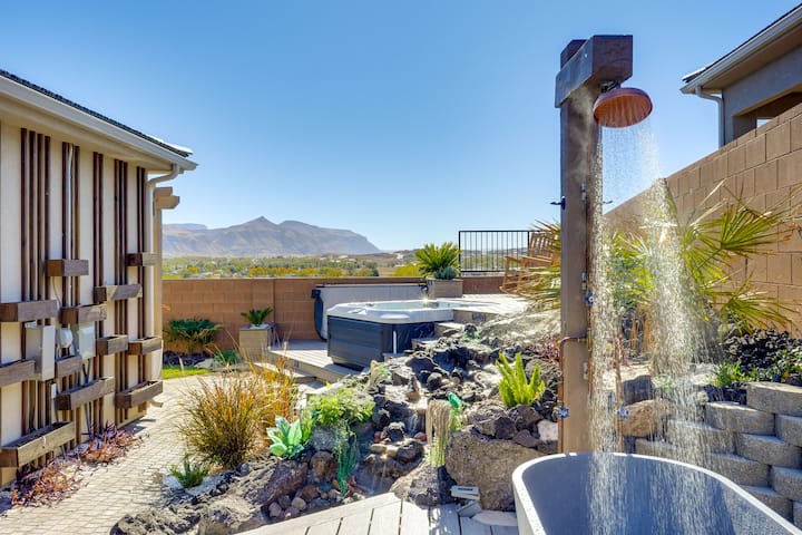 22 Mi To Zion: Mtn-view 'Oasis Sanctuary' - Hurricane, UT