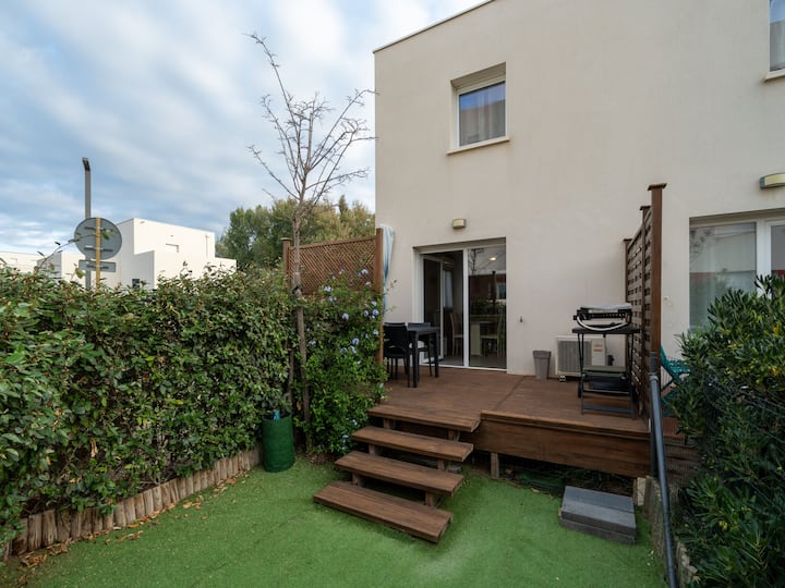 Villa Climatisée 6 Pers Avec Jardin - Valras-Plage