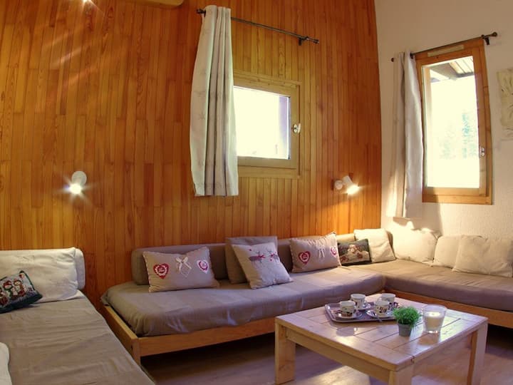 Duplex 8 Pers. Skis Aux Pieds à Valmorel - Saint-Martin-de-Belleville