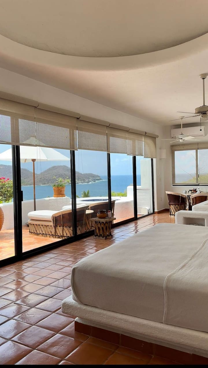 Ocean Views And A Garden To Fall In Love With Cas - Ixtapa Zihuatanejo