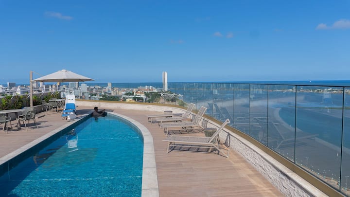 Apartamento Em Recife Vista Mar - Cais 1404 - Recife