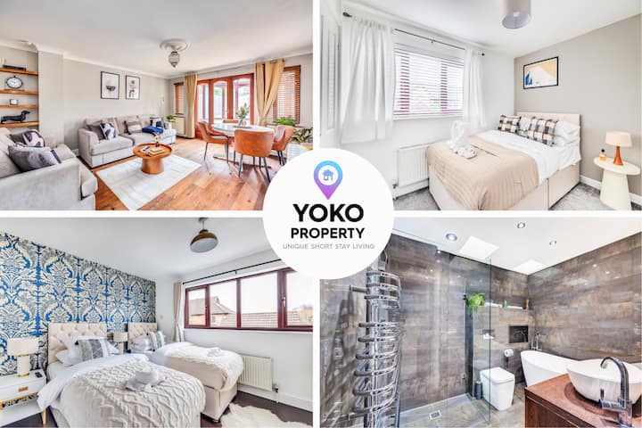 Modern House - Sleeps 6 - Free Parking & Fast Wifi - Milton Keynes