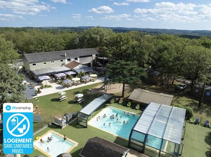 Zecamping 4* Chalet 16m² Parc Aquatique - Le Roc