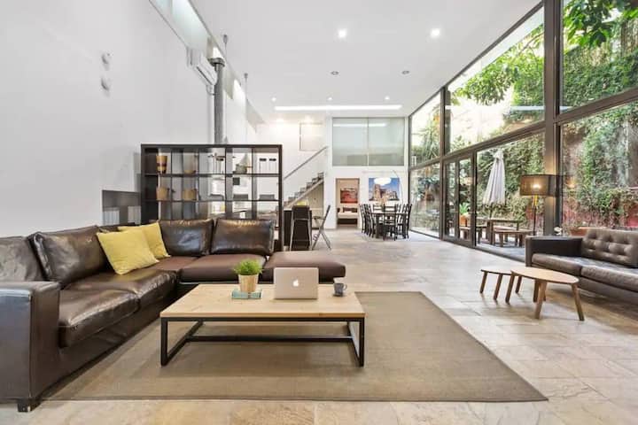 15 Guests Private Garden Duplex Next To Lasramblas - La Barceloneta