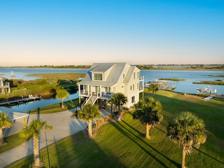 Panoramic Waterway Views*luxurious Accommodations - Topsail Beach, NC