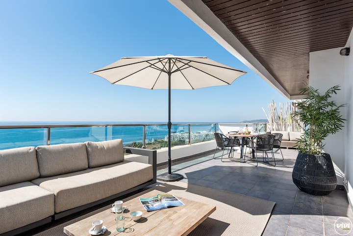 Penthouse Casa Skye | Views | Pool - Manilva