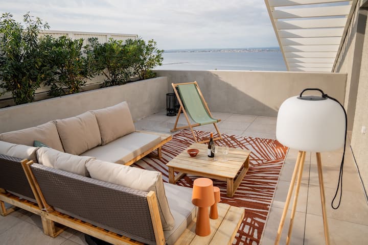 Superbe Appartement En Duplex Pour 8 Personnes - Sète