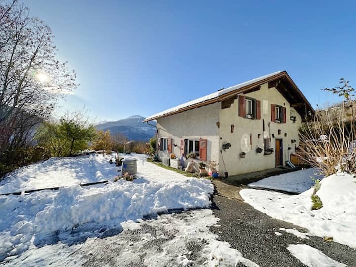 Sunny Lily Facing The Swiss Alps - Crans Montana - Crans-Montana