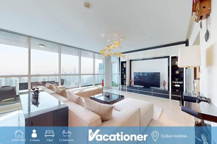 23 Marina - Spacious Three Bed For Family Retreat - Dubai Marina