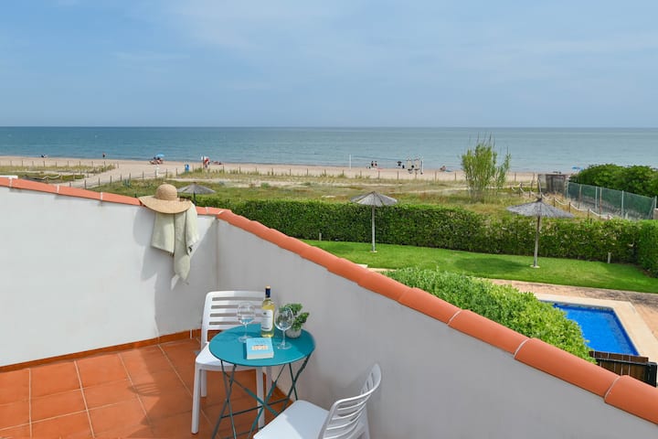 Bonita Stay B Beach 1ªlínea, Fibra, A/a, Bbq, Pool - Orba