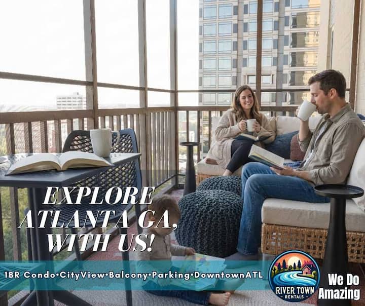 1br Condo•cityview•balcony•downtownatl - Atlanta