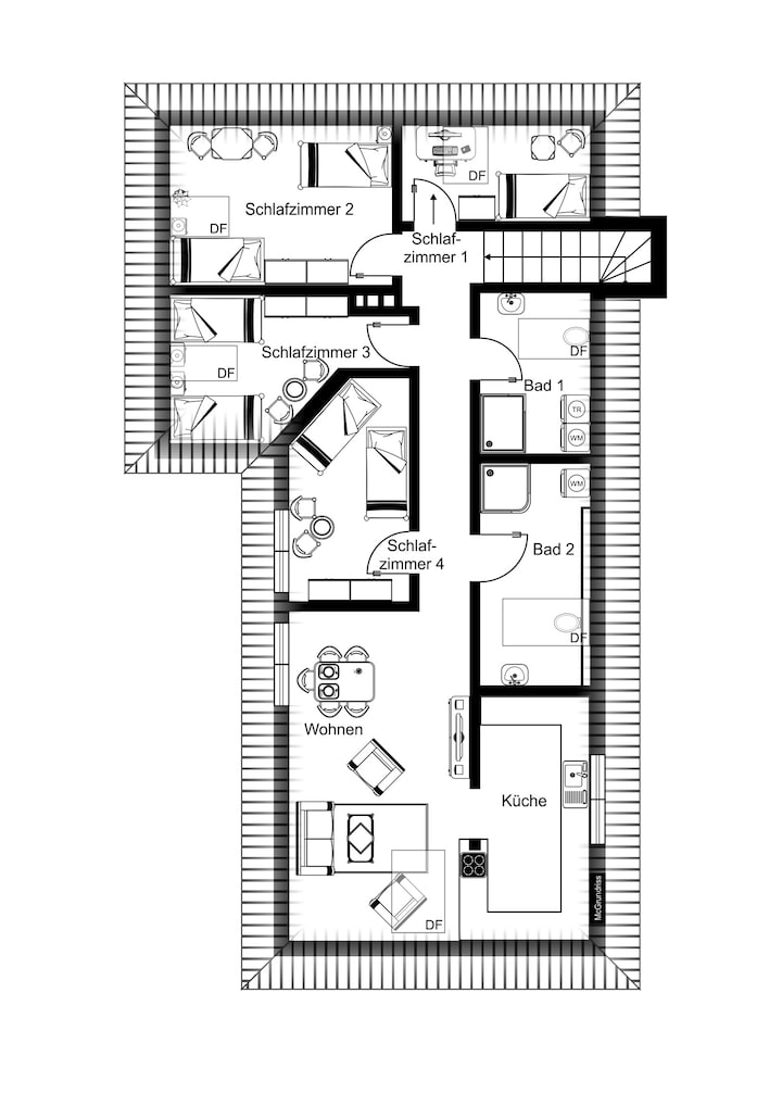 120m² Apartment 1 Nahe A1 - 4 Schlafzimmern - 2 Bä - Hoisdorf