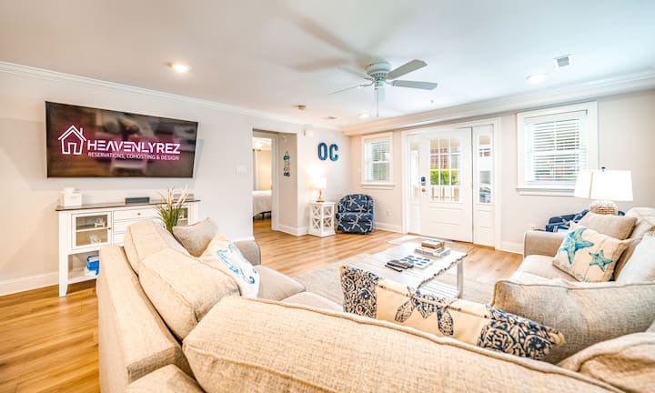 3bed/2bath 1.5 Blocks To Beach, Boards & Shopping! - Ocean City, NJ