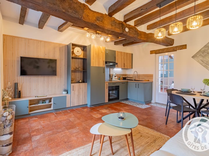 Charmant Gîte Près D'angers Avec Extérieur Privé - Bauné