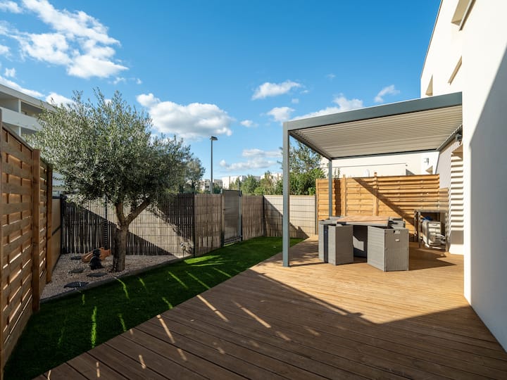 Villa Lumineuse 8 Pers, Jardin, Proche De La Mer - Sérignan