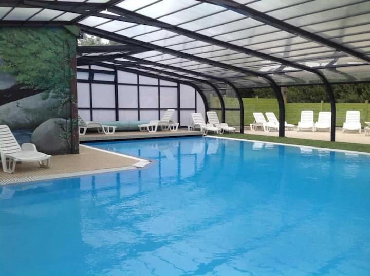 Cabane 3 éToiles - Piscine  - Ccafedh - Huelgoat