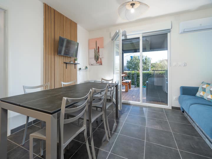 Magnifique Villa Avec Jardin Pour 9 Pers - Valras-Plage