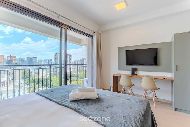 Studio In A Full-featured Condo, São Paulo Noa0919 - Santo Amaro