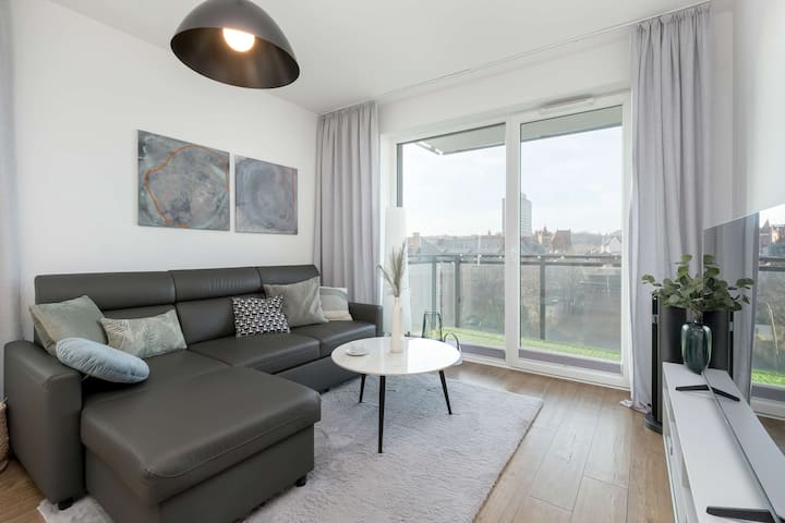 Wałowa 25b | Apartment With A/c | Parking - Gdańsk