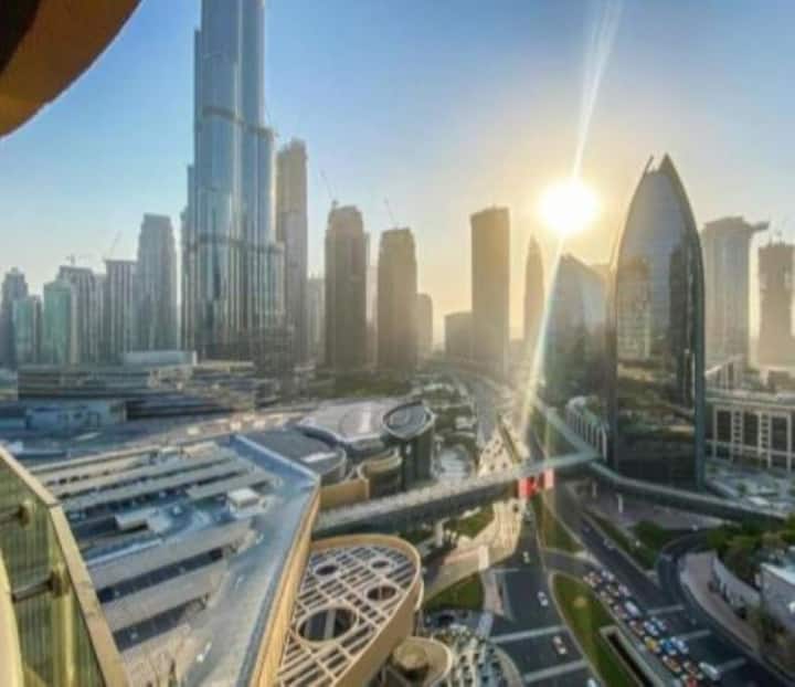 Burj View Studio W/ Balcony|dubai Mall Access+pool - Émirats arabes unis