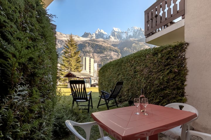 Jardin Du Mont Blanc - Central - Terrasse Avec Vue - Chamonix-Mont-Blanc