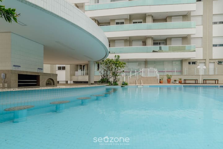 Apt W/ Side Sea View, Seaside Condominium Rap0306 - Florianópolis