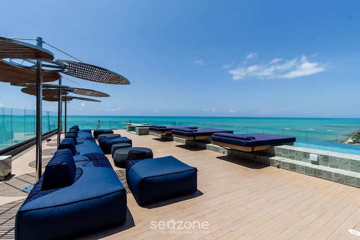 Studio Sea Side View With Rooftop Pool Nwt0417 - Maceió