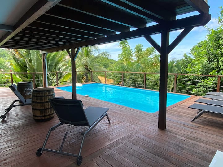 Ti Rode - Piscine, Vue Mer Et Montagne - Martinique