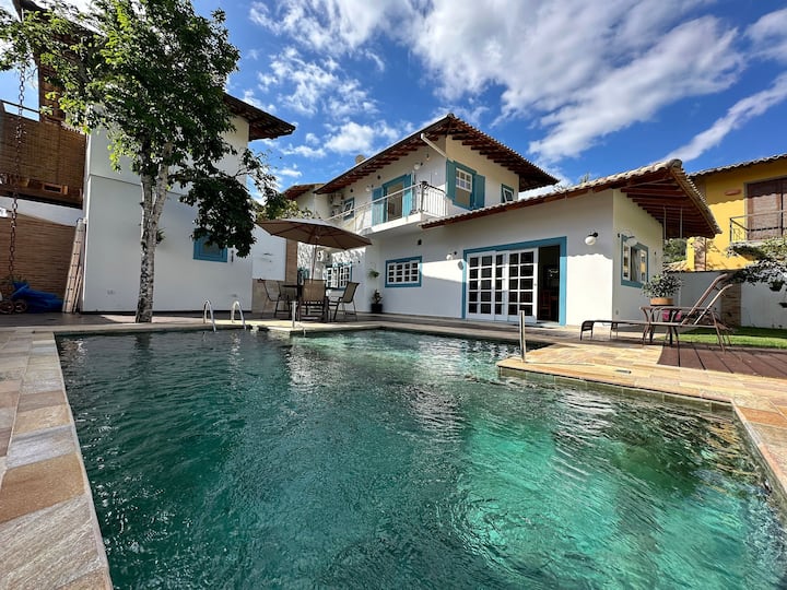 Espaço Gourmet, Piscina - 3 Minutos A Pé Da Praia - Ilhabela