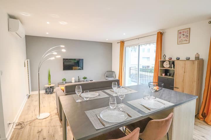 Terrasse Et ÉLégance - Appartement 4 Personnes - Brive-la-Gaillarde