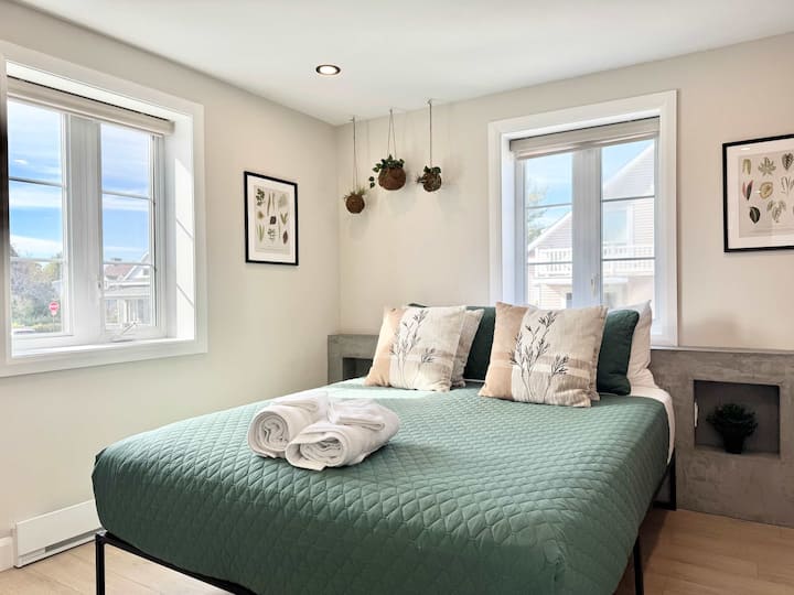 L’oasis Bohème | Spa  | 2 Chambres | Chargeur Ve - Quebec