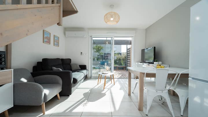 Villa 4 Pers Avec Jardin Et Terrasse - Sérignan