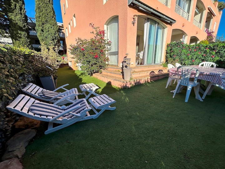 Appartement Avec Jardin, 1 Chambre, Clim, Wifi - Bandol