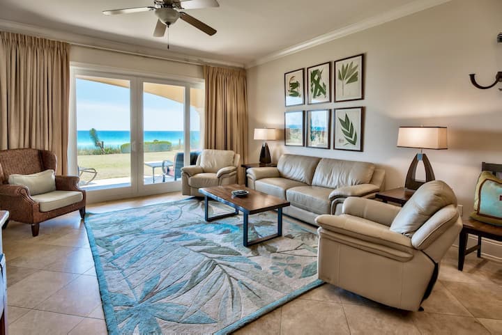 Beachfront Condo With Patio And Pool Access - Santa Rosa Beach, FL