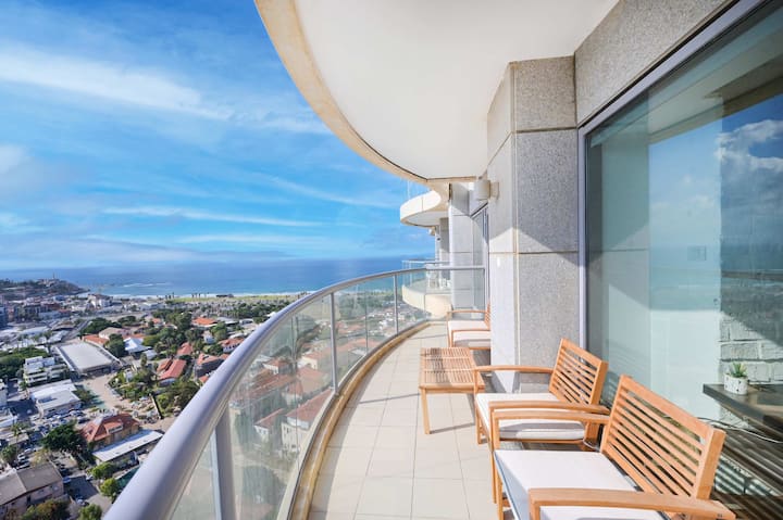 Stylish 3br Amazing Sea View W/parking By Holygues - Tel Aviv