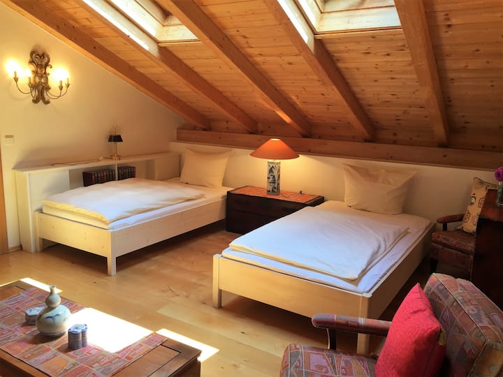 Villa Sawallisch, Doppelzimmer Salome - Chiemsee