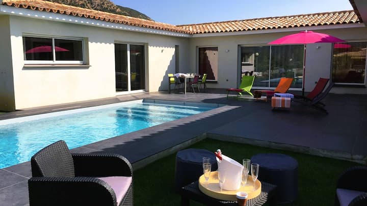 Villa Suarticcia, 6 Pers, Piscine Chauffée, 3 Min - Sainte-Lucie de Porto-Vecchio