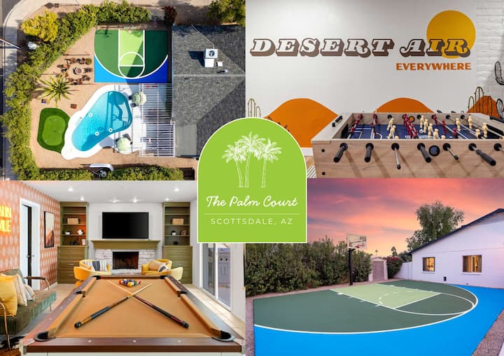 Epic Desert Stay | Pool, Hot Tub & Sports Court - Phoenix