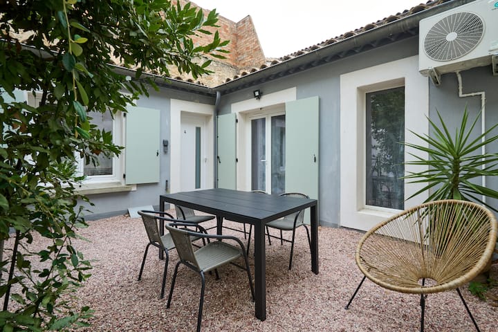 Maison Climatisée Jardin Privée Calme & Confort - ibis Carcassonne Est la Cité
