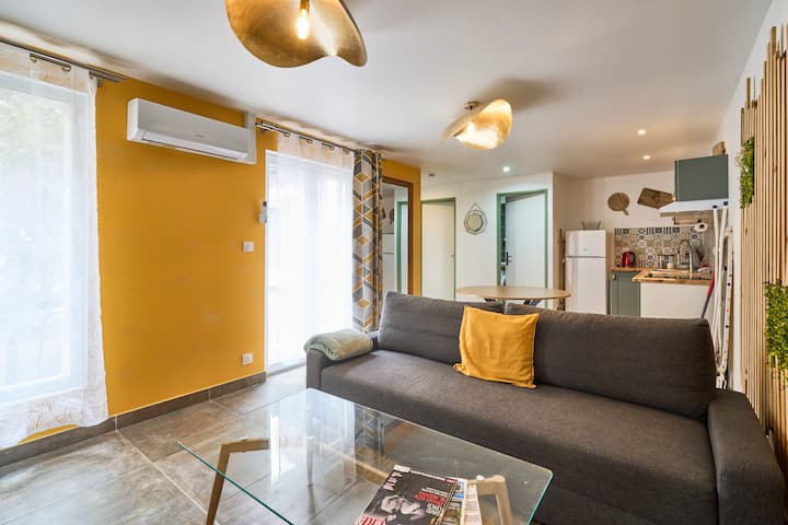 Maison Climatisée Jardin Privée Calme & Confort - Carcassonne