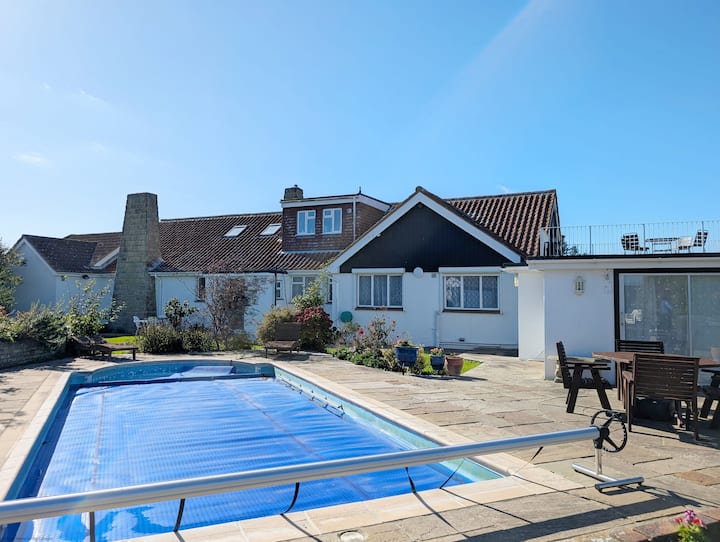 Warner Wood - Heated Pool-hot Tub -Beach -Sleeps15 - Selsey