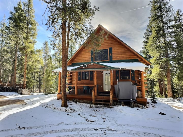 Mountain Log Home-among Lodgepole Pines - Leadville, CO
