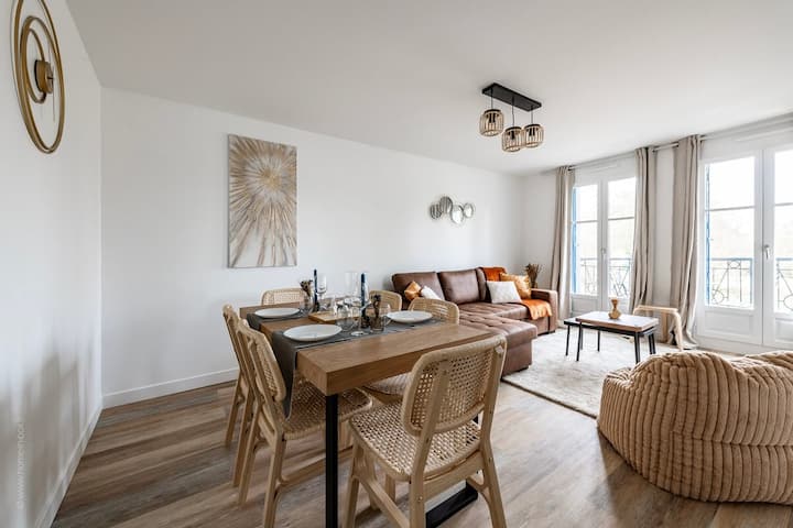Le Mana – Apt Cosy 12 Min Disney, Terrasse - Bailly-Romainvilliers