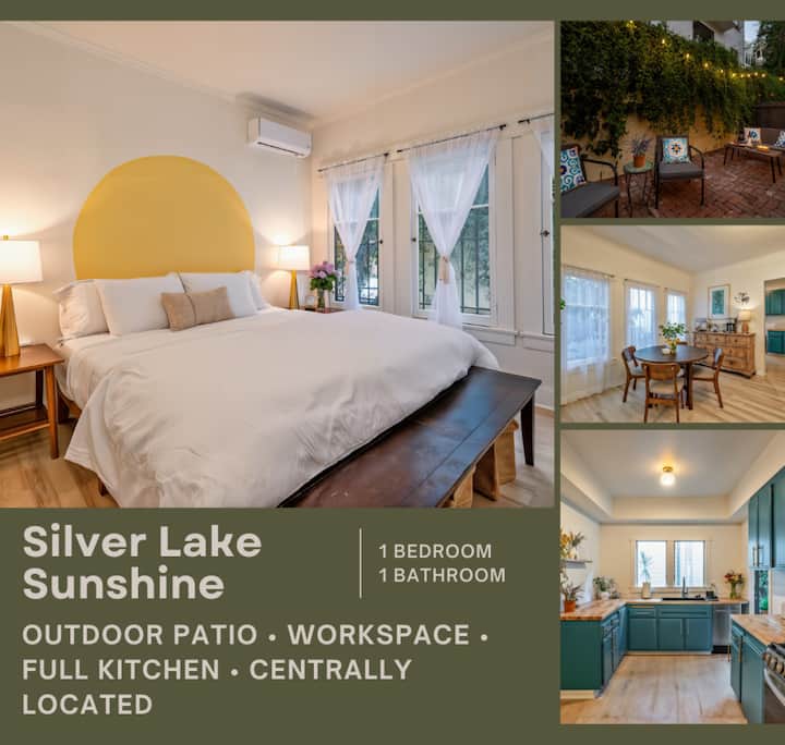 Silver Lake Sunshine | Patio | Walk Score 89 - Los Angeles, CA