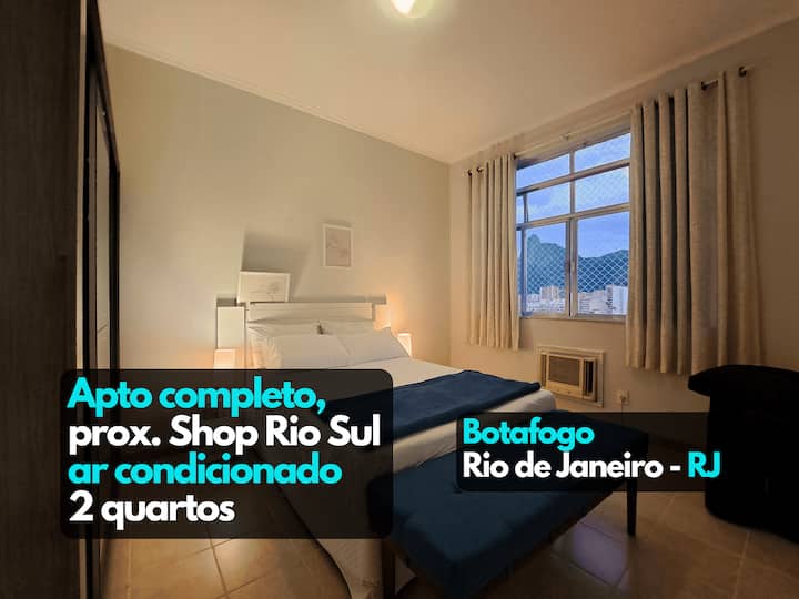 Lindo Apto 2 Qts Ar Botafogo Praia Do Leme - Copacabana