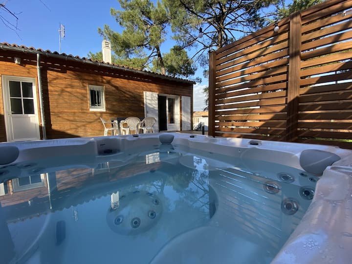 Maison Des Pins - Maison Jusqu'à 8p Avec Spa - Rivedoux-Plage