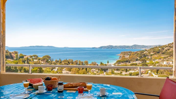 "Romarin" - Vue Sublime Sur La Baie D'aiguebelle - Le Lavandou