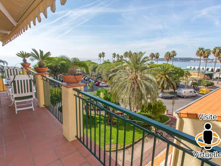 Grand 2p à Menton Avec Terrasse Et Wifi - Menton