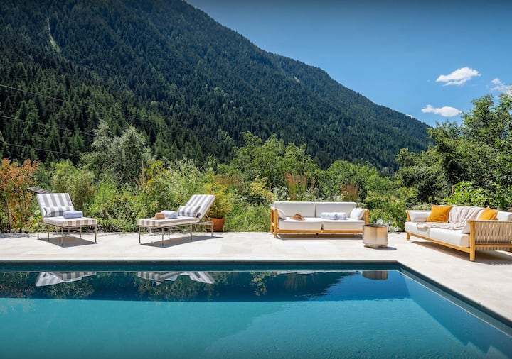 Séjour Alpin Pour 13 Avec Piscine - La Rosière