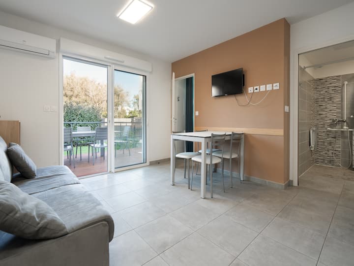 Belle Villa 6 Pers Avec Jardin - Sérignan